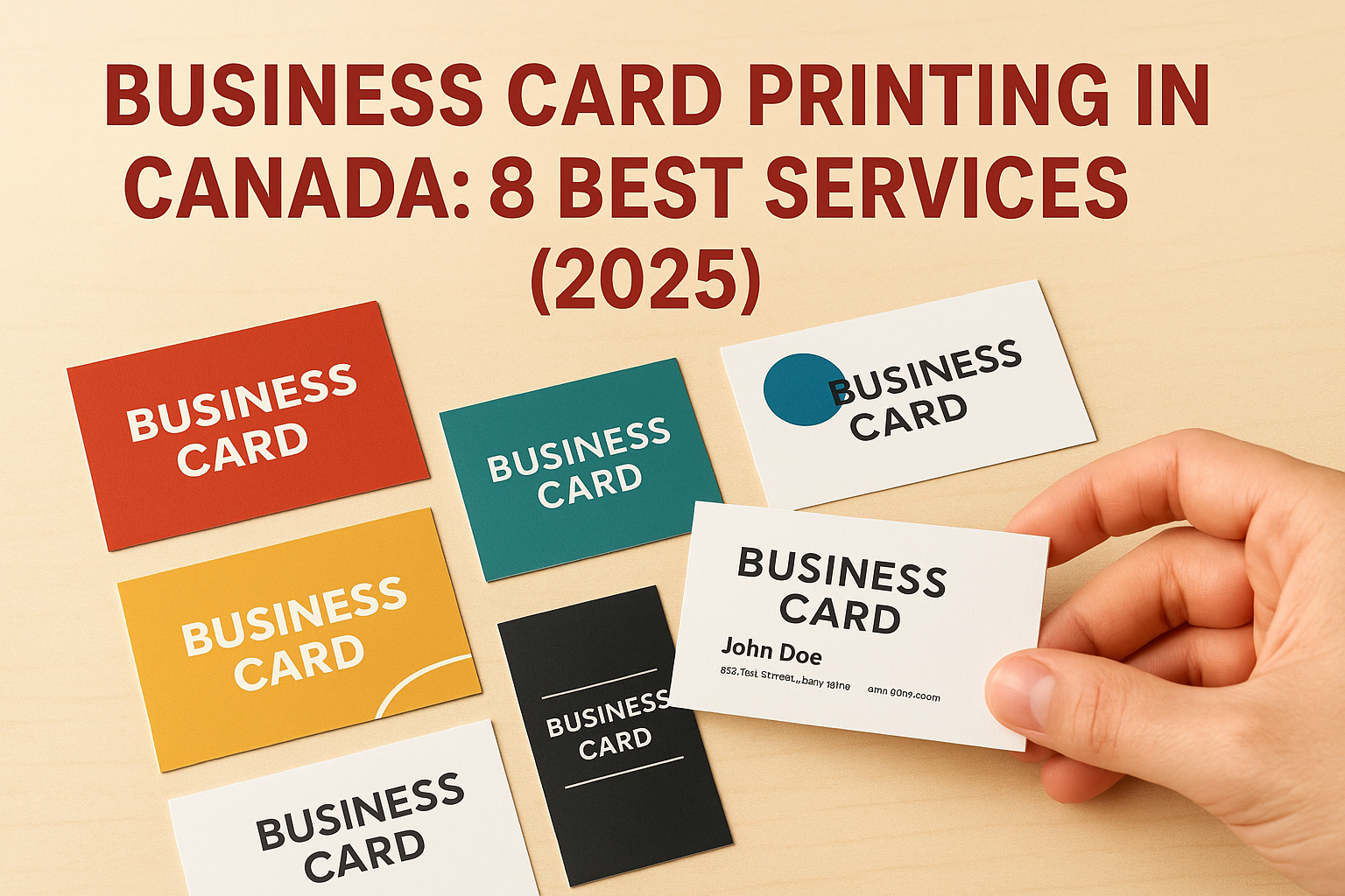 Business Card Printing in Canada: 8 Best Services (2025) - Apex Workwear
